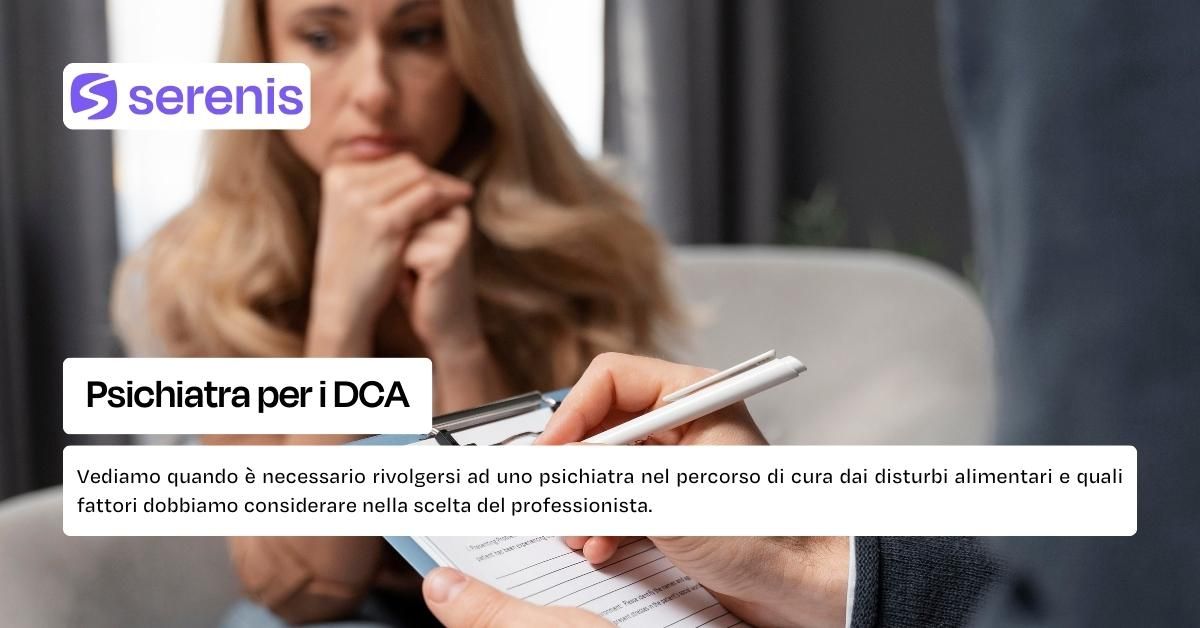 Psichiatra per disturbi alimentari | Serenis